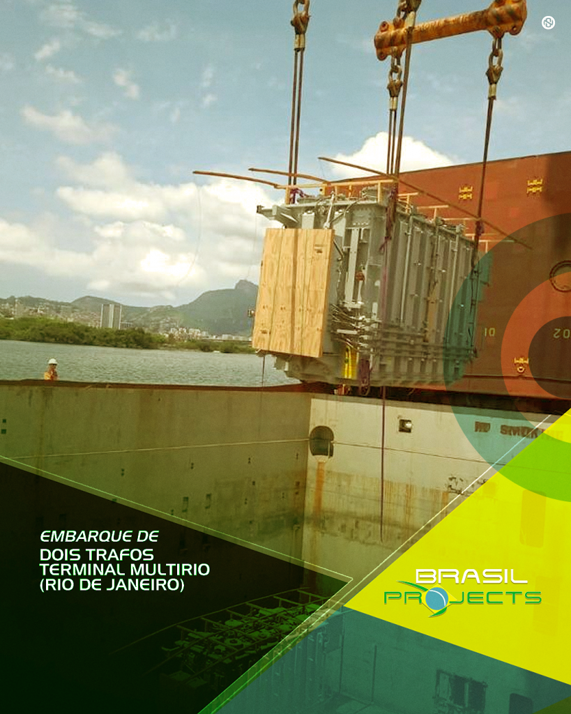 Operação de embarque de dois trafos – Terminal Multirio (Rio de Janeiro ...